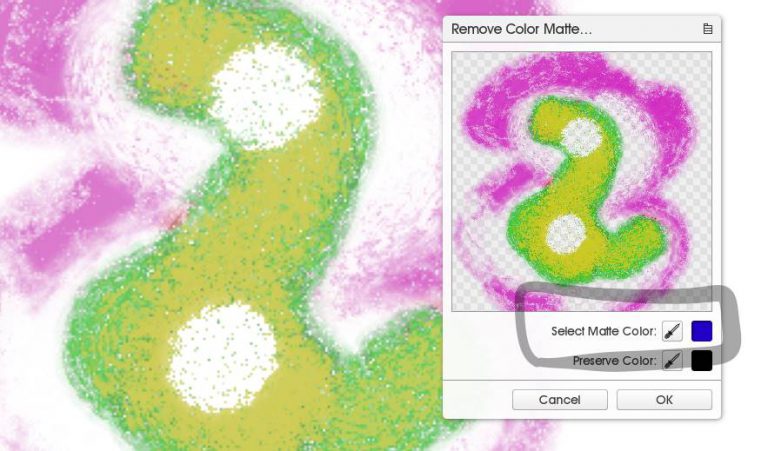 Remove Color Matte - ArtRage